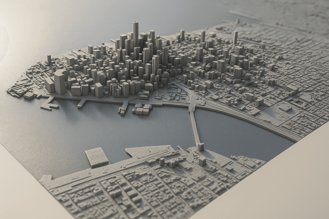 3DCustomLab | Custom 3D-Printed City Maps