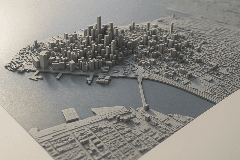 3DCustomLab | Custom 3D-Printed City Maps